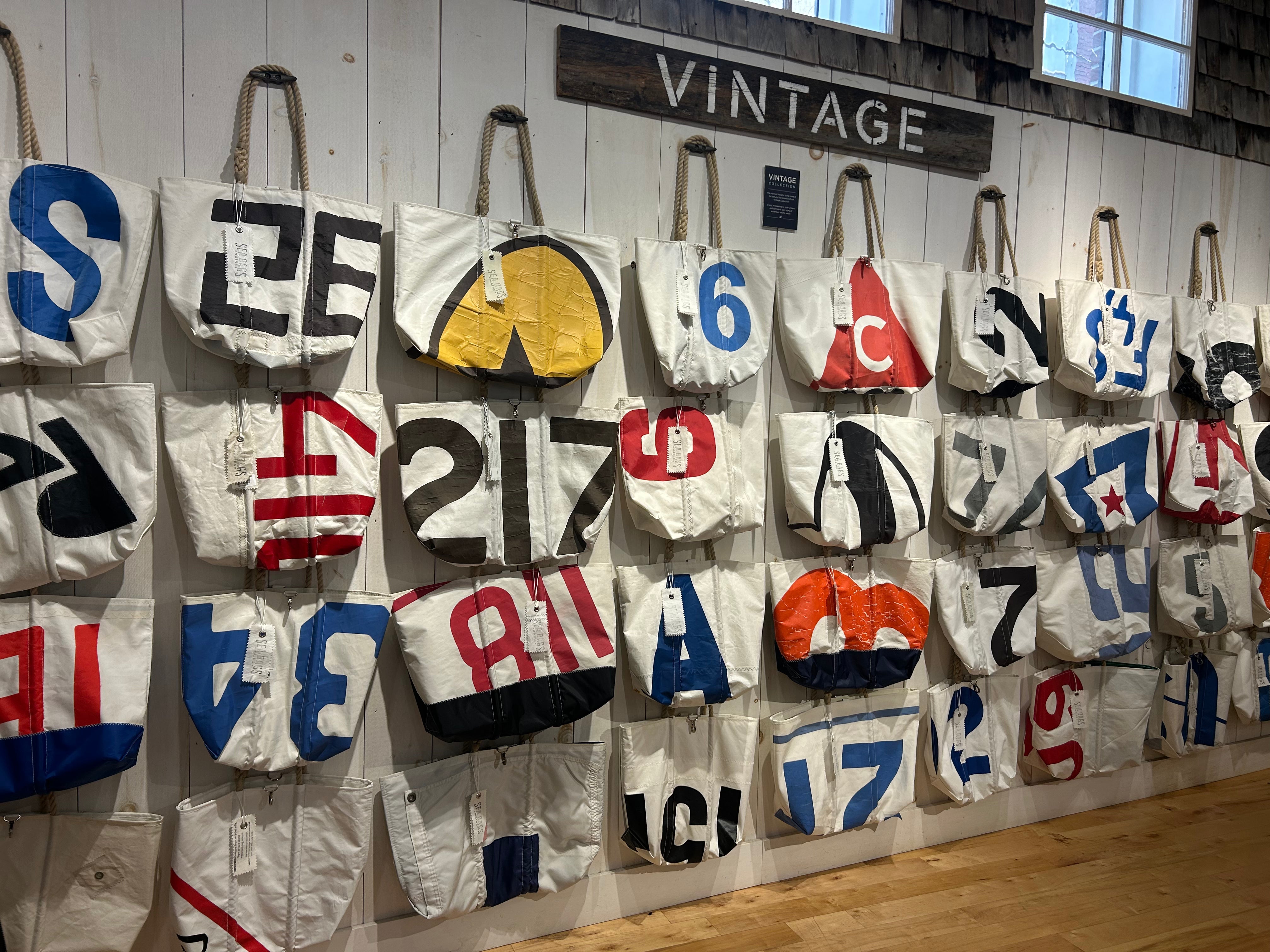 Vintage Recycled Sail Tote Bags Made in Maine – Sea Bags