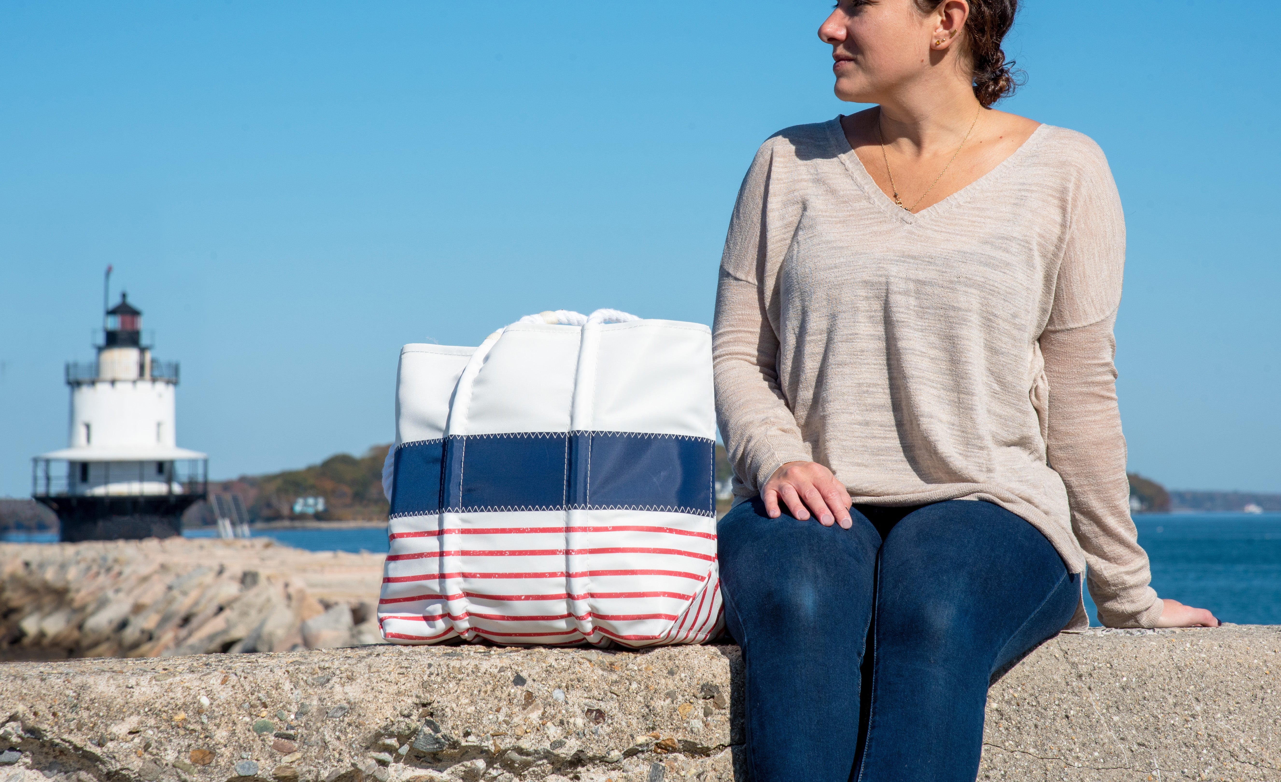Mariner Stripe | Recycled Sail Cloth Bags & Accessories – Sea Bags