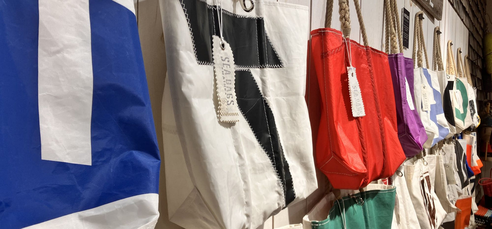 Recycled Vintage Sail Totes Made in Maine – Sea Bags