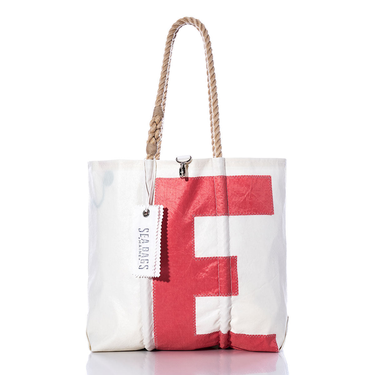 Vintage Red E Medium Tote – Sea Bags